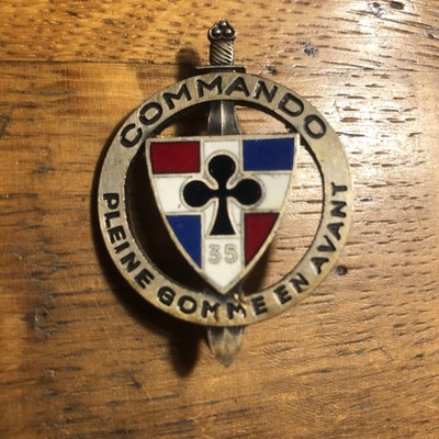 French Army Commando 35th Infantry 60s Army Insignia Badge | eBay