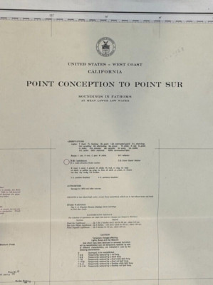 Charts - Wwii Us Navy Nautical Chart