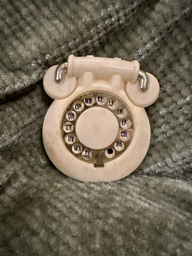 Vintage Address Book Rotary Phone Dial Flip Up | eBay