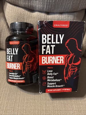 UNALTERED Fat Burner for Men - Lose Belly Fat, Tighten Abs, 90 Count ...