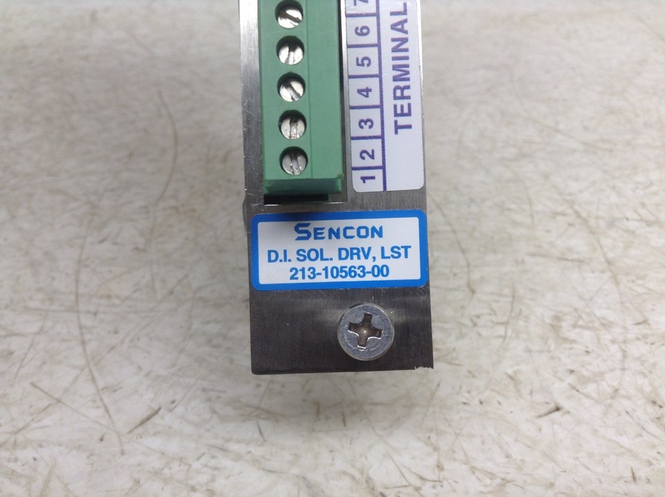 Sencon 213-10563-00 D.I. Sol. Drv. LST 131056300 011526-031 MFG0011587 ...
