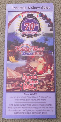 2016 Holiday World Amusement Park Brochure Map | eBay