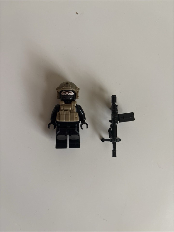 Custom Lego PMC Operator With M240B Brickmania INSPIRED | eBay