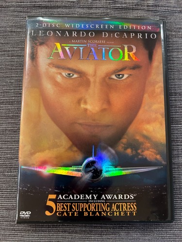 The Aviator (DVD, 2005, 2-Disc Set, Widescreen) Leonardo DiCaprio, Cate ...