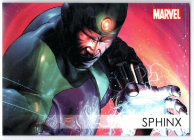 MARVEL 2012 MARVEL GREATEST HEROES V15 VILLAINS INSERT CARD SPHINX | eBay