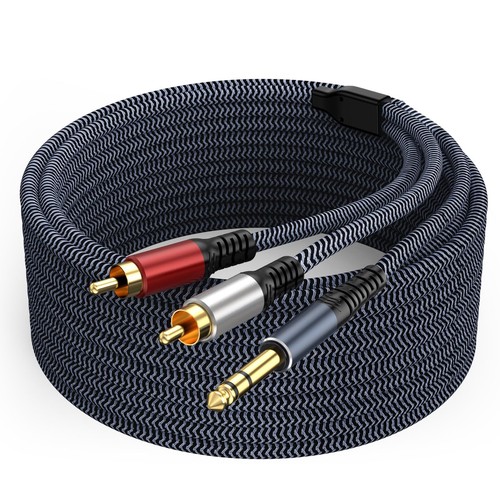 Rca To 1/4 Cable 50ft 1/4 Trs To Rca Y Splitter Cable Rca To Quarter ...