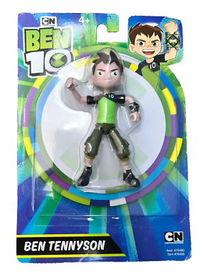 Cartoon Network Ben 10 Ben Tennyson 4" Action Figure 2021 Playmates ...
