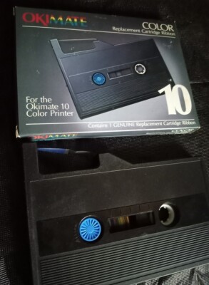 VTG Okimate 10 Atari Color Cartridge Ribbon Genuine Printer Ribbon NOS ...