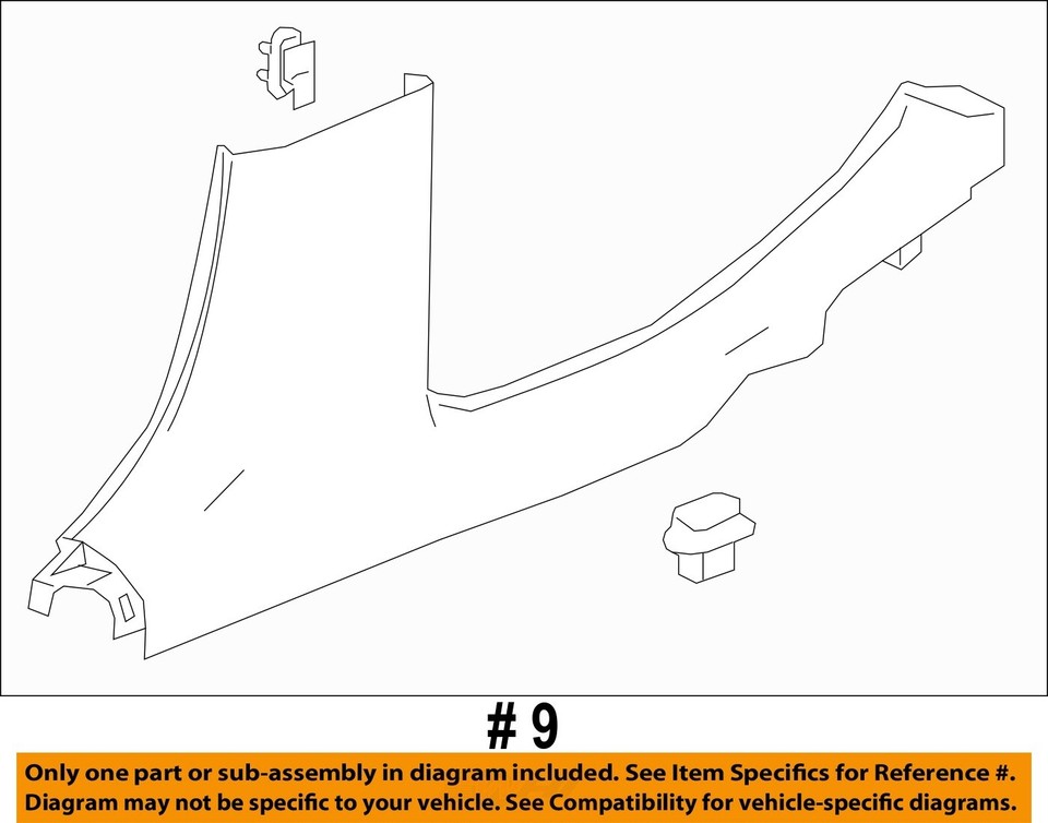 GM OEM 14-20 Impala Interior Trim-Lwr Ctr Plr Trim 23222762 | eBay