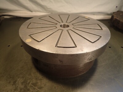 O.S. Walker 10-R 10" Round Magnetic Lathe Chuck: Permanent Magnet Plain ...