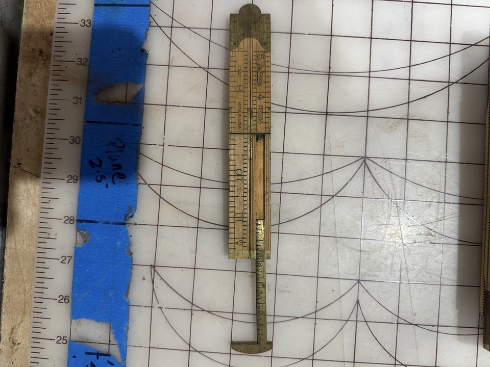 Lufkin Model No.388 Extendable Wooden Rule. | eBay