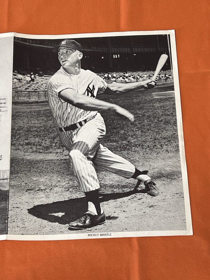 1960s Manny’s Mickey Mantle & Roger Maris 11 X 17 Baseball Land Poster ...