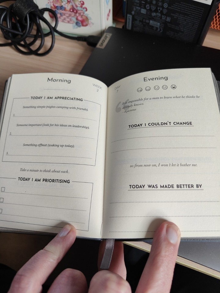 Agnosco Daily Planner Book Unwanted Christmas Present, Grey. | eBay UK