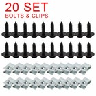 40*Undertray Guard Engine Under Cover Fixing Clips Screw Kit For Series ...