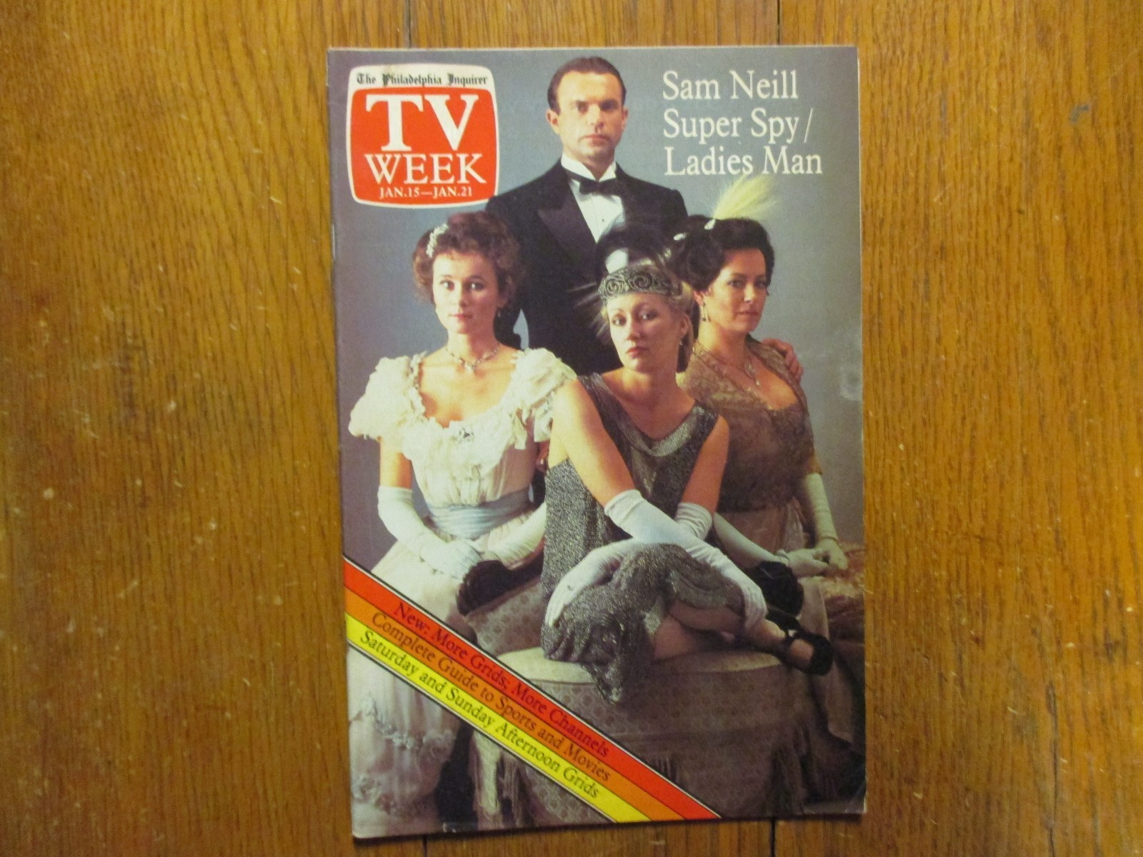 Jan 15-1984 Philadelphia Week TV Mag(SAM NEILL/CELIA GREGORY/REILLY:ACE ...