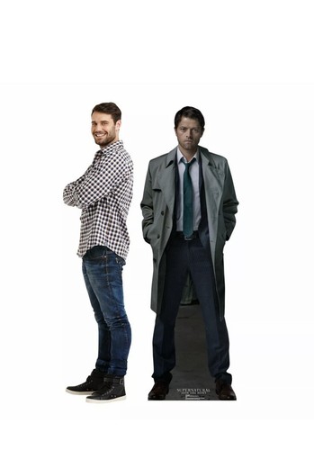 Castiel Life Size Cardboard Cutout Standup CW Supernatural Used | eBay