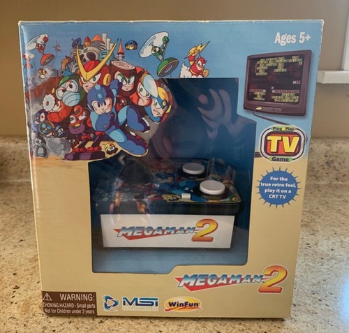 Megaman 2 Plug In & Play TV Game Win Fun MSI Entertainment - OPEN BOX ...
