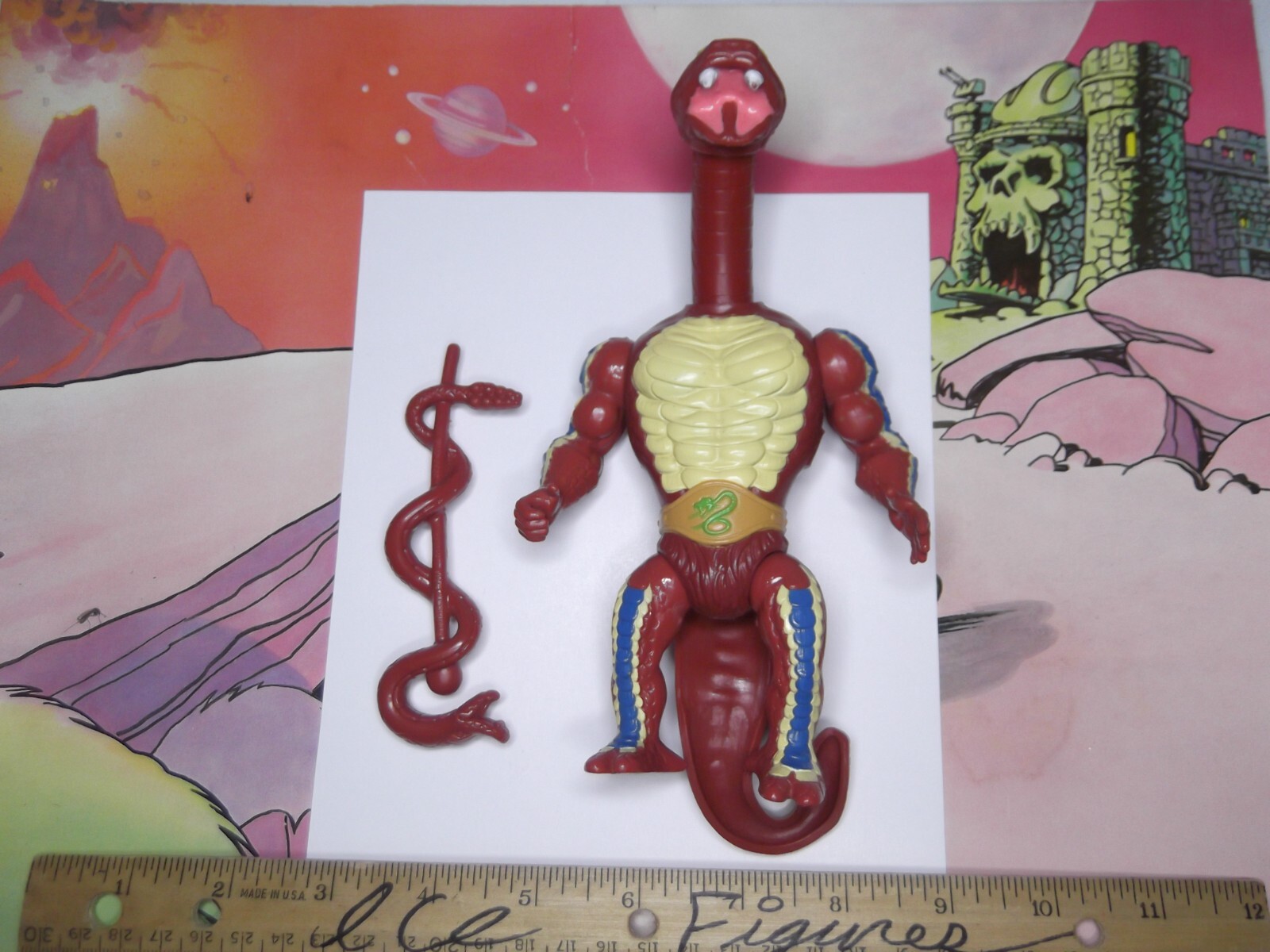 Vtg 1980's Masters of the Universe figure, Rattlor Red Neck Variant ...