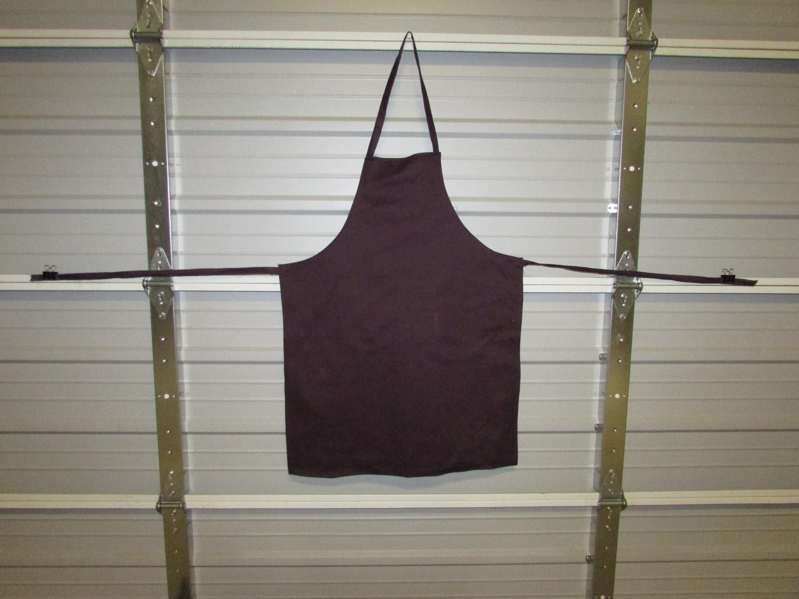 NEW HEAVY DUTY COTTON WORK APRON, 33" x 25", EGGPLANT (G) | eBay
