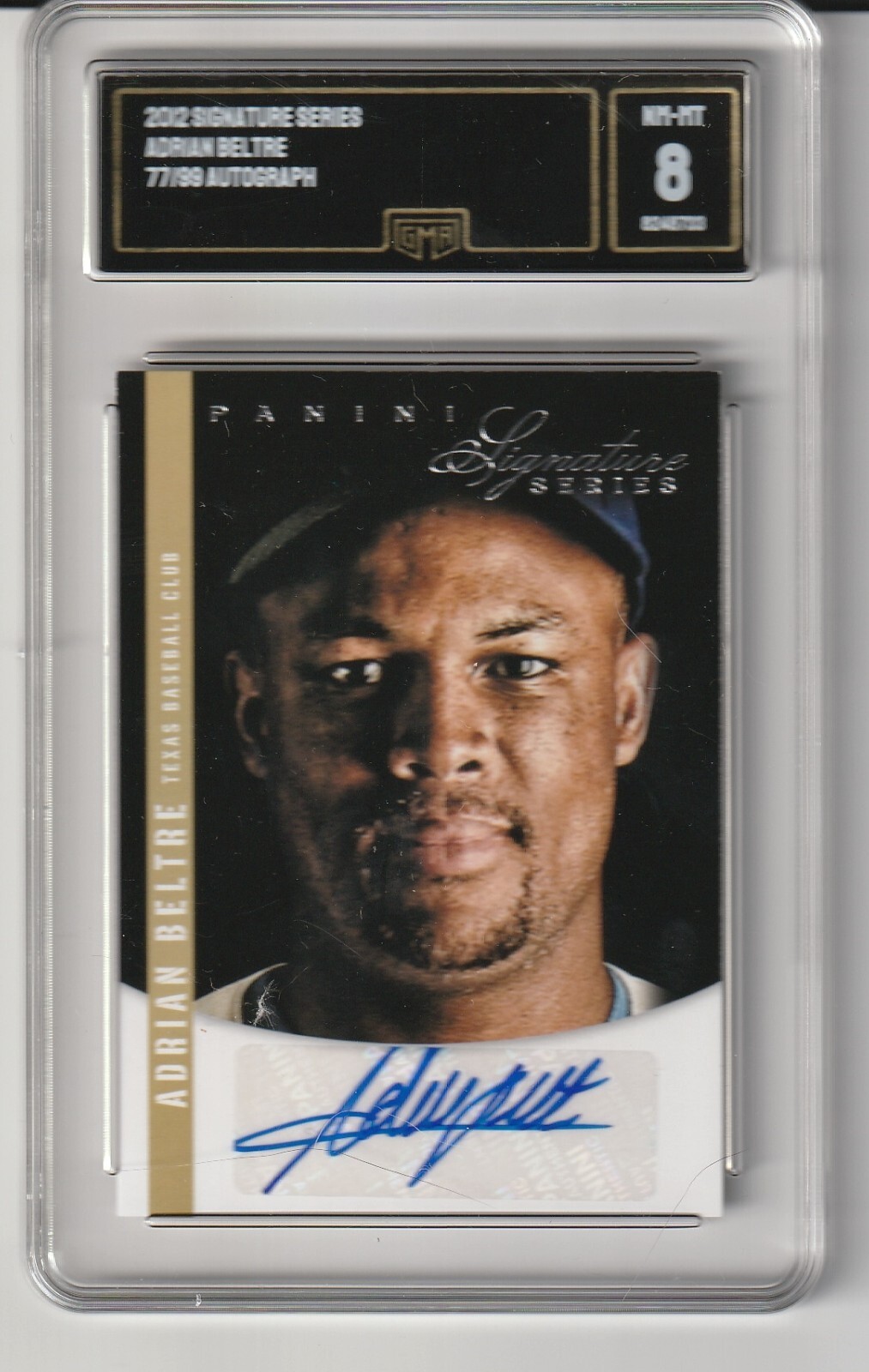 2012 Panini Signature Series Adrian Beltre Autograph Future first ...