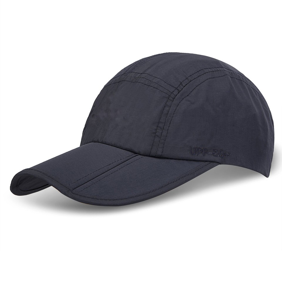UPF 50+ Foldable Baseball Cap Sun Protection Quick Dry Portable Folding ...