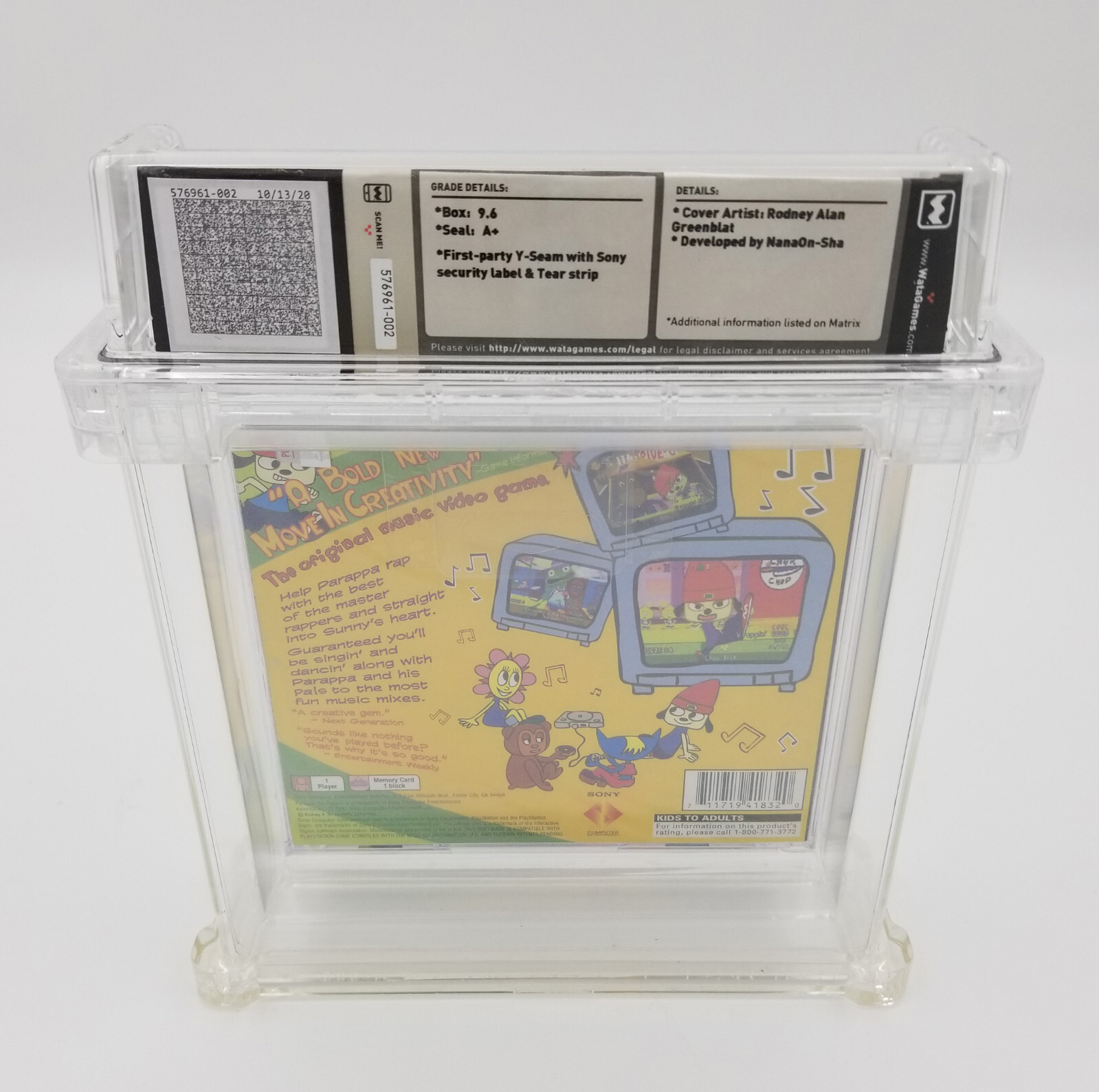 PaRappa the Rapper (Sony PlayStation 1, 1997) for sale online | eBay