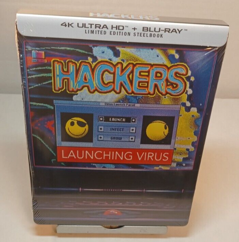 Hackers Steelbook (4K/Blu-ray)-Brand NEW (Sealed)-Box Shipping with ...