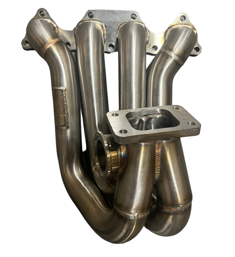 H Series T3 Top Mount Turbo Manifold GSR Si H22A F20B 44mm Civic DC2 ...