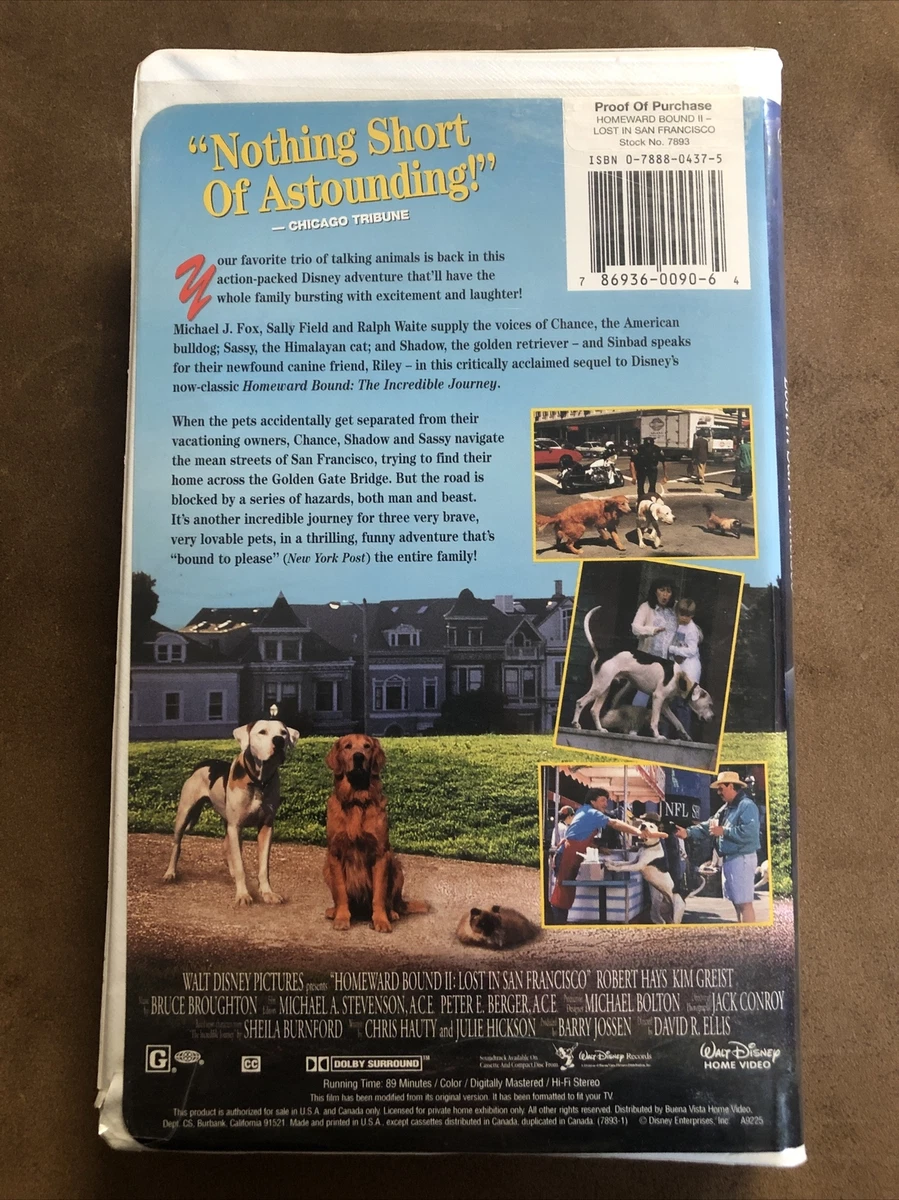 Homeward Bound 2 Lost In San Francisco Riley