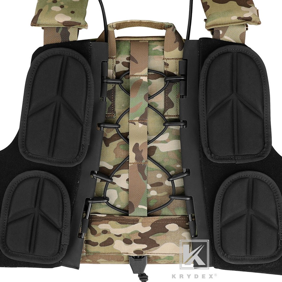 KRYDEX Plate Carrier Tactical Heavy Duty MOLLE Vest Magazine Pouch ...