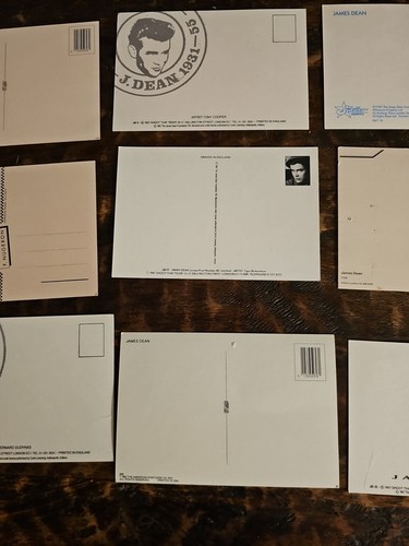 James Dean Vintage Postcards 1980's Lot Of 16 | eBay