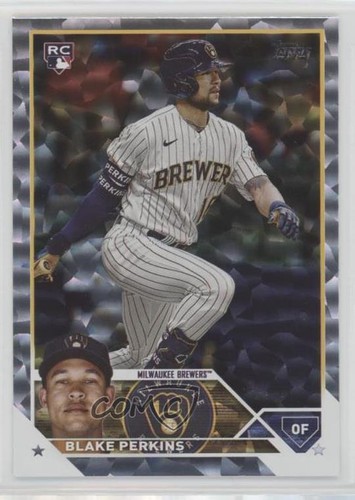 2023 Topps Update Silver Patterned Foil Blake Perkins #US242 Rookie RC ...