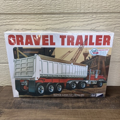 MPC 3-Axle Gravel Trailer - Plastic Model Truck Vehicle Kit - 1/25 ...