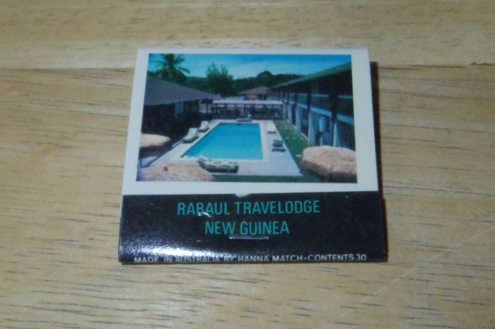 Vintage Rabaul Travelodge New Guinea Hotel Australia Matchbook Unstruck ...