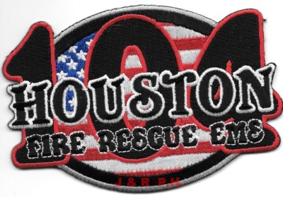Houston Station - 104, Texas (4.5" x 3" size) fire patch | eBay
