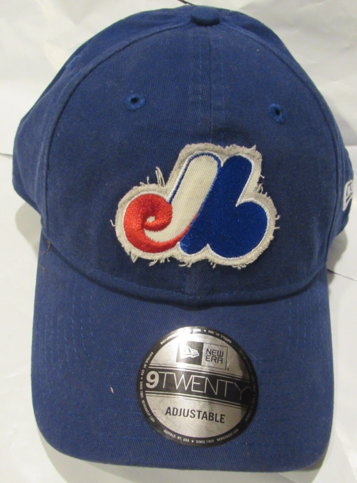 NWT MLB New Era 9Twenty Baseball Hat-Montreal Expos Hat Royal Blue OSFM ...
