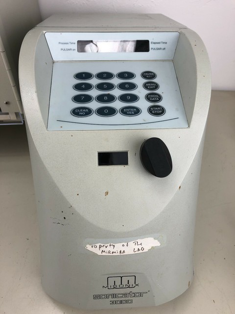 Misonix 3000 Sonicator S3000 Ultrasonic Liquid Processor Homogenizer ...