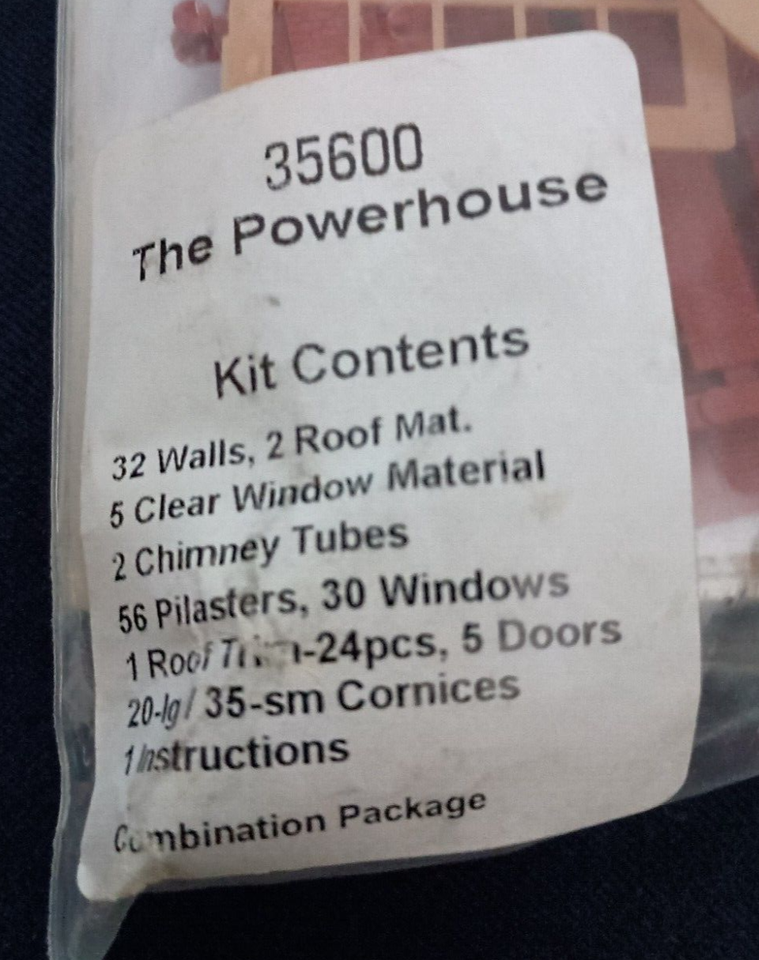 HO SCALE DPM DESIGN PRESERVATION MODELS #35600 POWERHOUSE SEALED ...