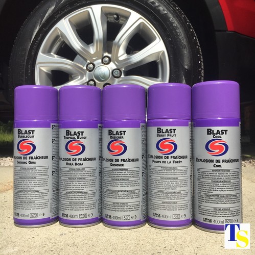 5 X Autosmart Blast air freshener BERRY, DESIGNER, RUBY, APOLLO ...