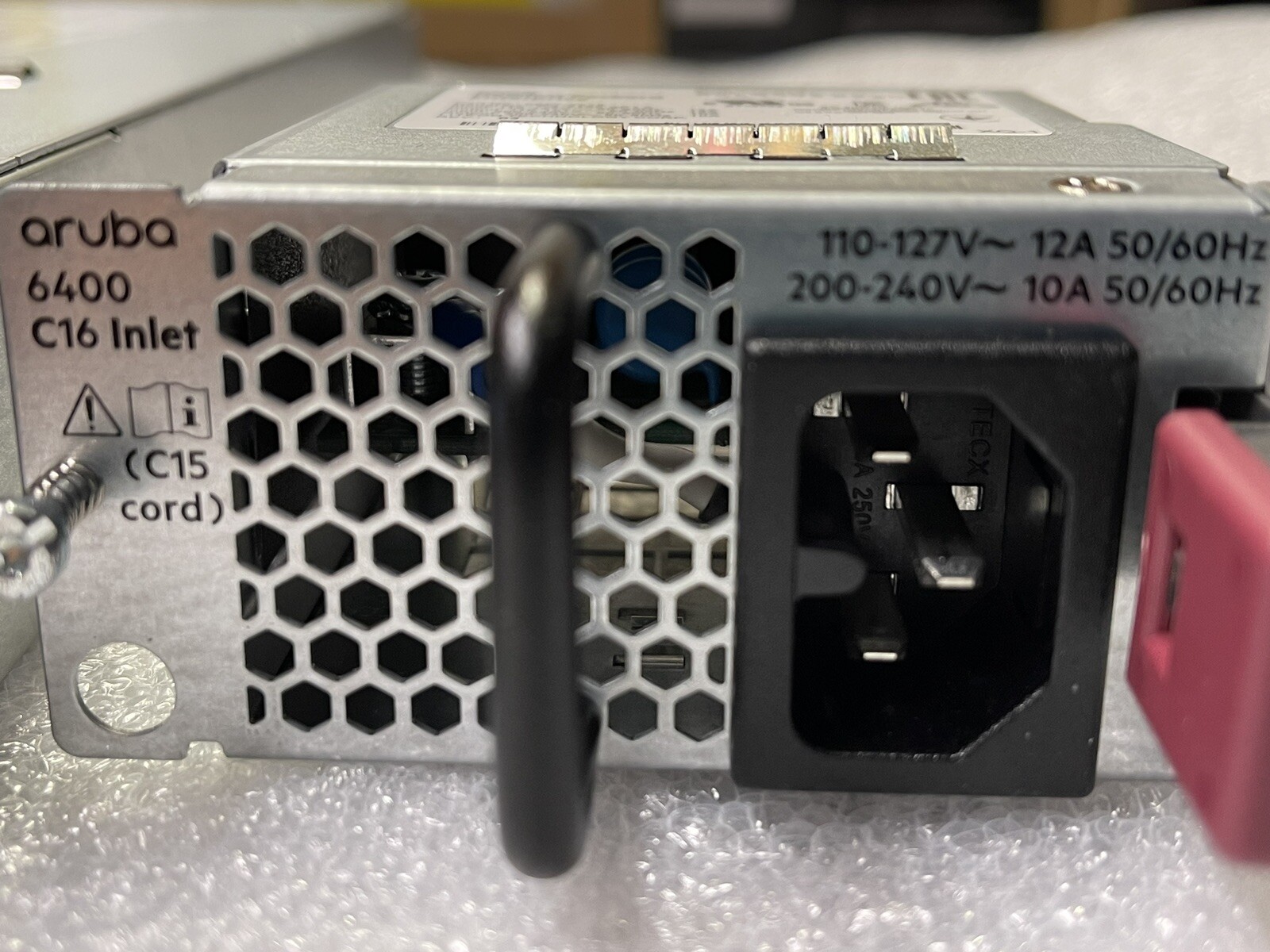 R0X35A HP ARUBA 6400 1800W AC POWER SUPPLY With C16 Inlet USED | eBay