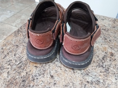 Earth Shoe Highlander Men Size 8.5 Brown Leather Sandals | eBay