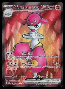 Medicham ex 2024 Scarlet & Violet: Stellar Crown #161/142 Ultra Rare ...
