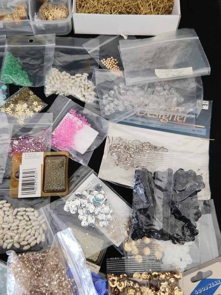 Huge Pinflair Kit Bundle - Beads, Pins, Sequins etc | eBay UK