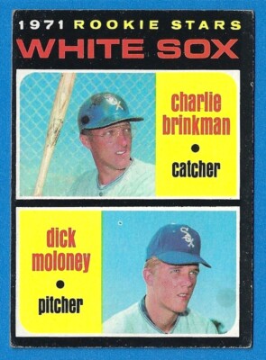 1971 TOPPS WHITE SOX ROOKIE STARS CARD #13 CHARLIE BRINKMAN & DICK ...