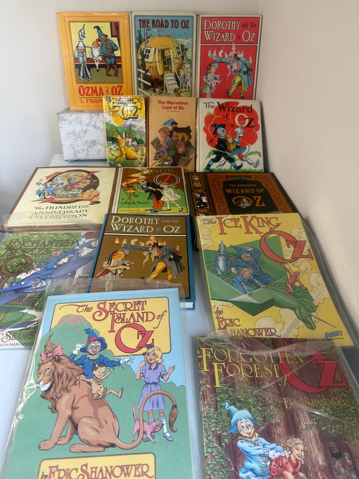 The Wizard of Oz (14) Book Lot by L Frank Baum & Graphic Novels by Eric ...