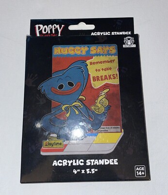 Poppy PlayTime Acrylic Standee 4X5.5” CultureFly 2021 Huggy says… | eBay