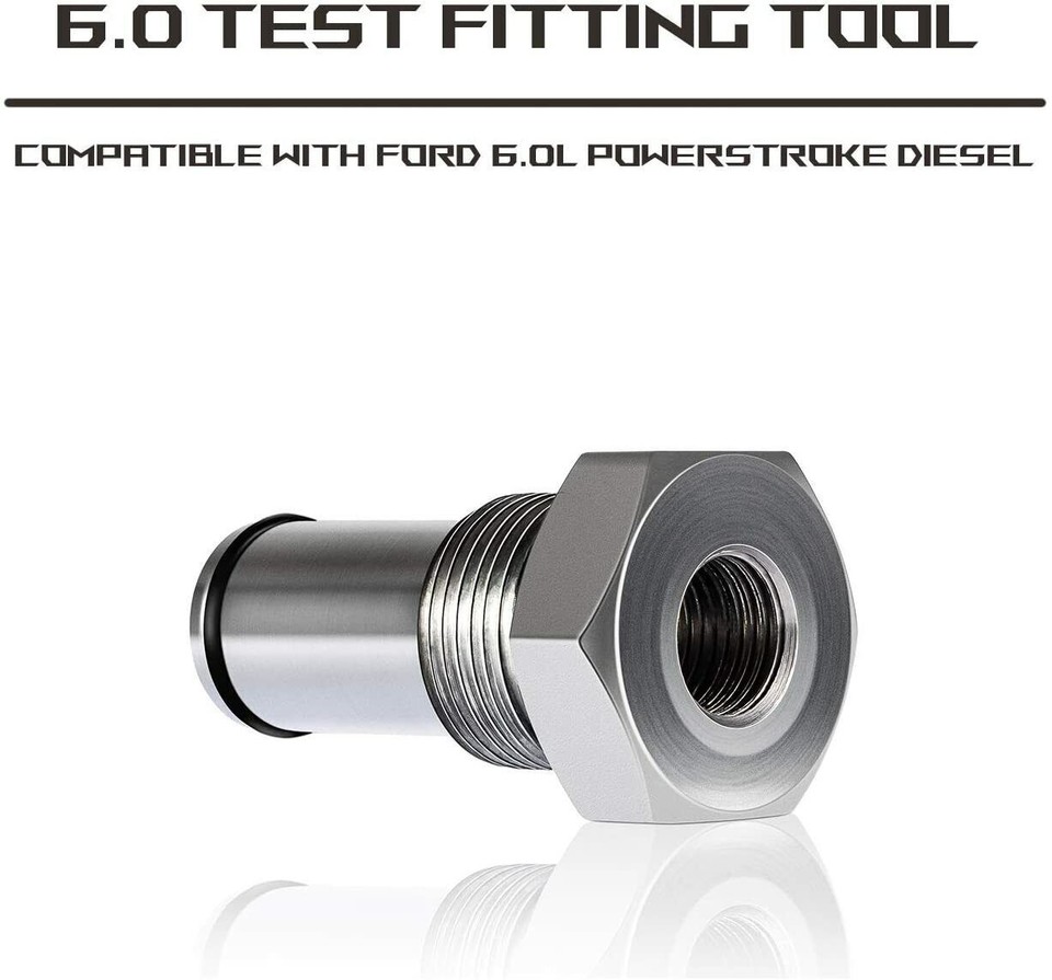 6.0 High Pressure Oil Pump IPR Valve Air Test Fitting Tool for Ford ...
