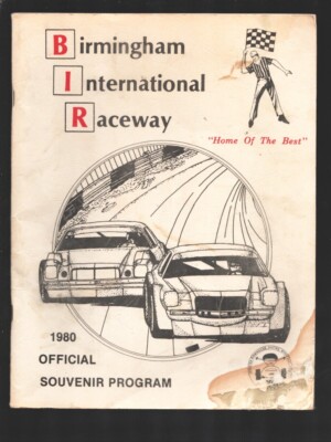 Sports Pub: Birmingham Int'l Raceway Season Race Program 1980Race ...