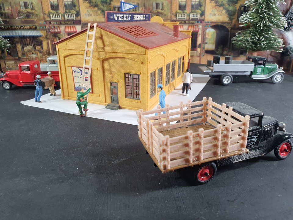 HO Scale Building Printing Station, Warehouse, Factory Substation ...