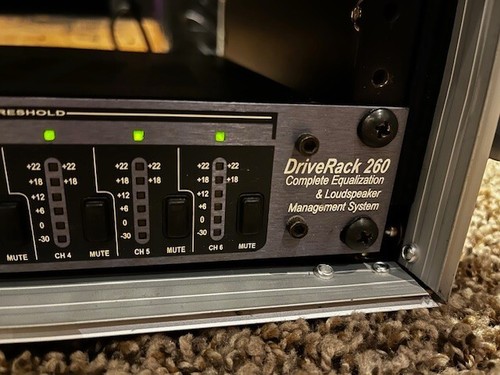 DBX Driverack 260 with RTA-M Microphone in ROADCASE | eBay